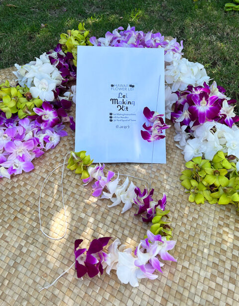 Make Leis with Your Friends and Family with a Fresh Lei Making Kit